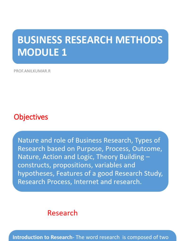 Introduction to Business Research Methods | PDF | Methodology ...
