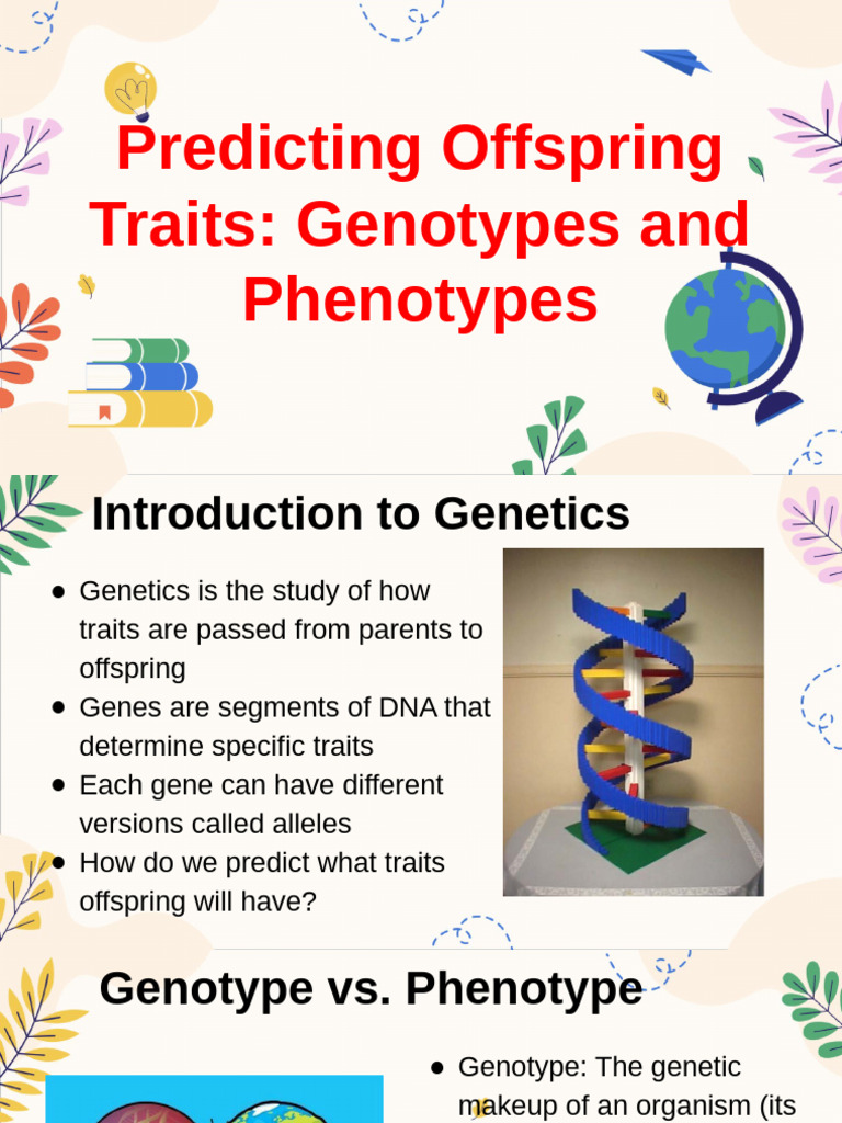 SCIENCE8 Q1 5. Predict Simple Ratios of Offspring Genotypes and ...