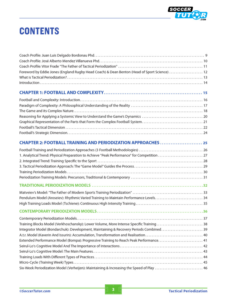 Tactical Periodization in Football | PDF