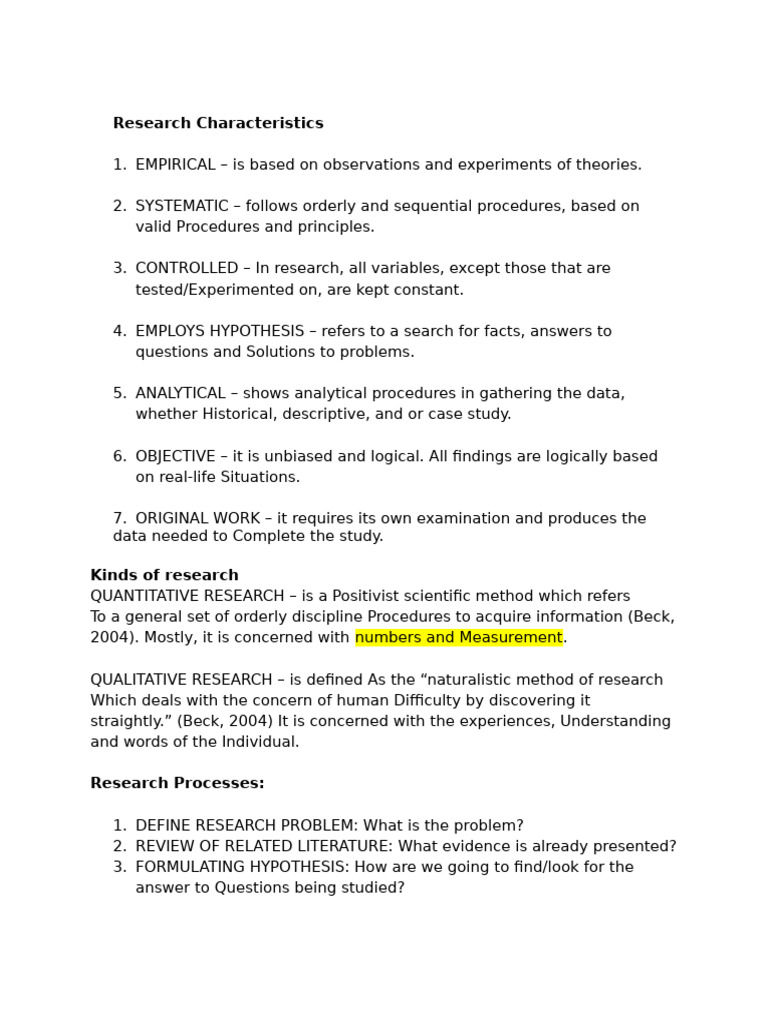 RESEARCH ? Reviewer First Quarter | PDF | Methodology | Qualitative ...