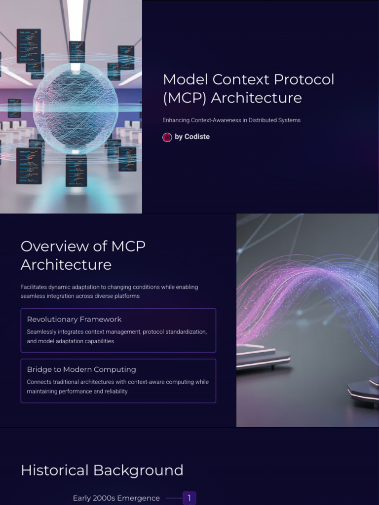 Model Context Protocol MCP Architecture | PDF | Scalability | Cloud Computing