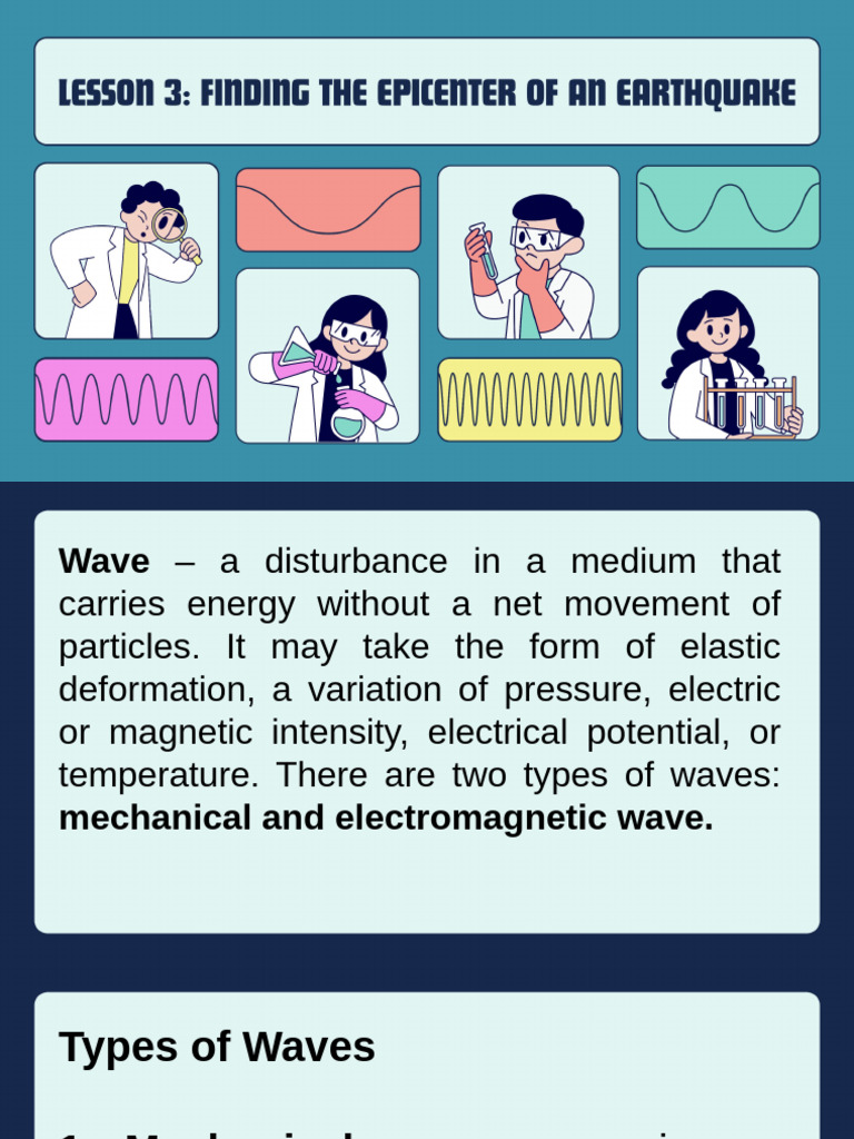 Lesson 3 - Finding The Epicenter of An Earthquake | PDF | Waves ...