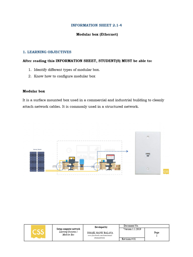 Configuring Modular Boxes in Networking | PDF | Electrical Connector ...