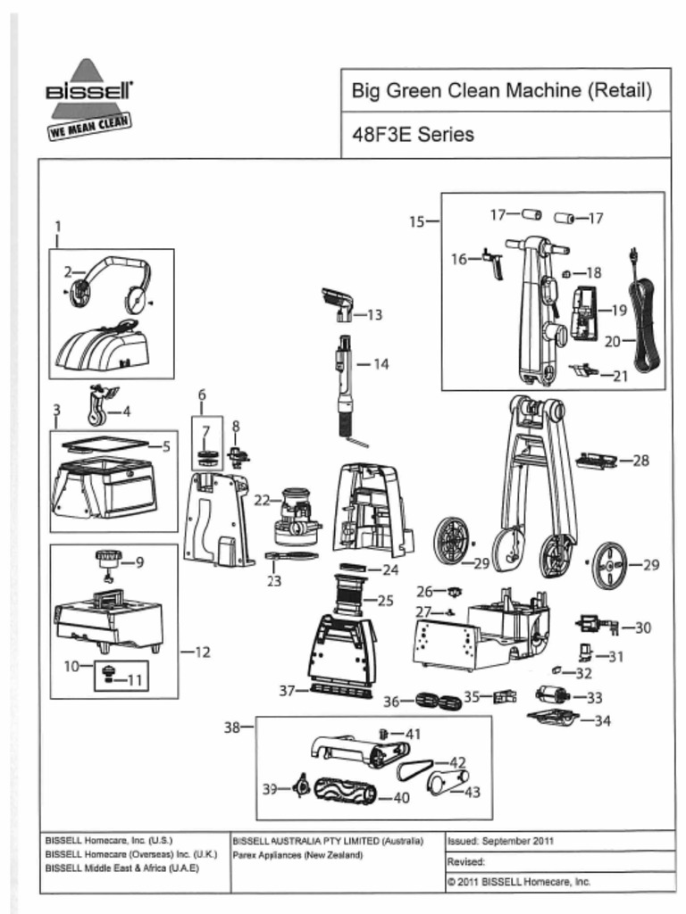 48F3E - Exploded View & Parts List | PDF