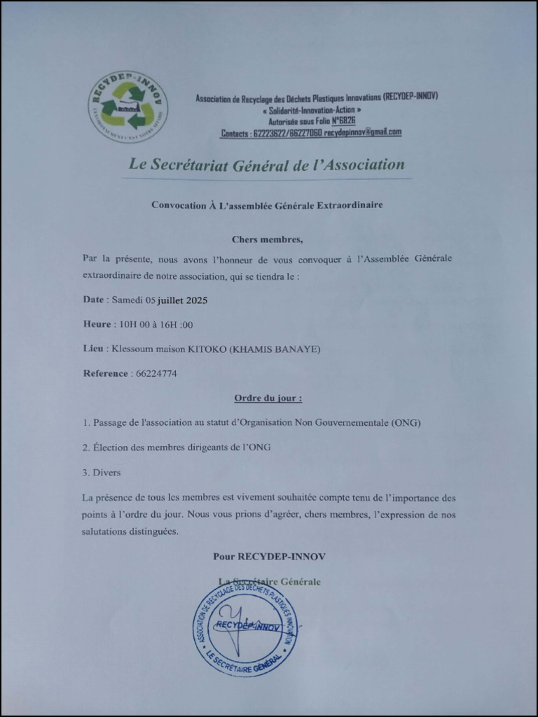 Convocation Ag.. | PDF