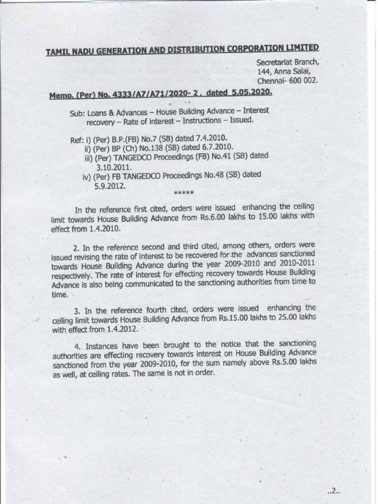2 - Interest Clarification of HBA - 05052020 | PDF