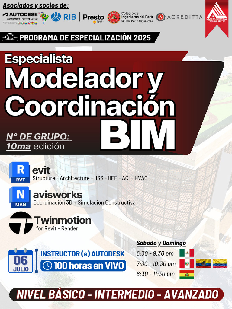 Modelador y Coordinación BIM | PDF | Autodesk Revit