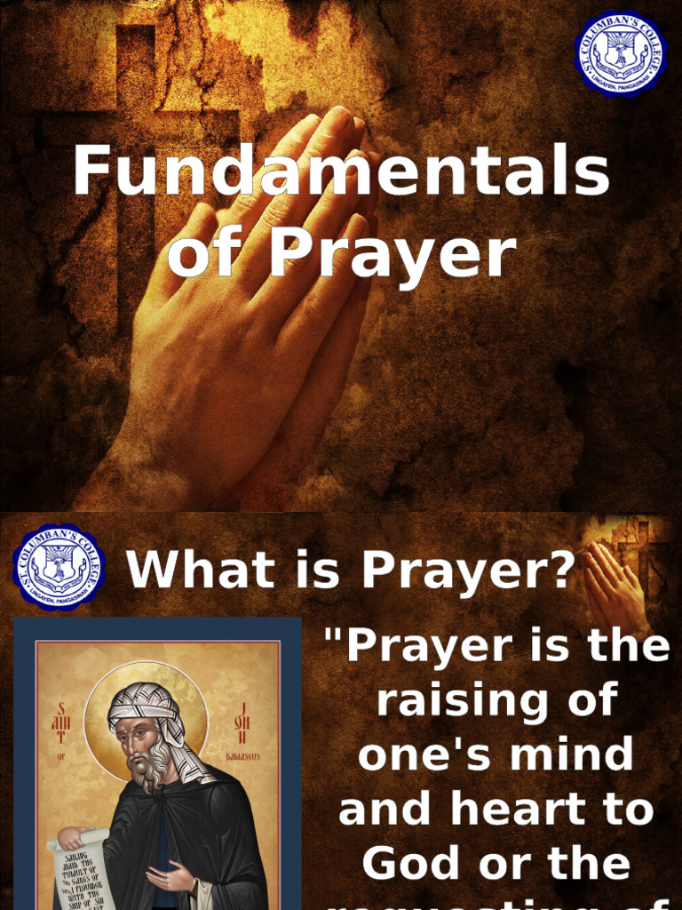 Fundamentals of Prayer | PDF | Prayer | Christian Prayer