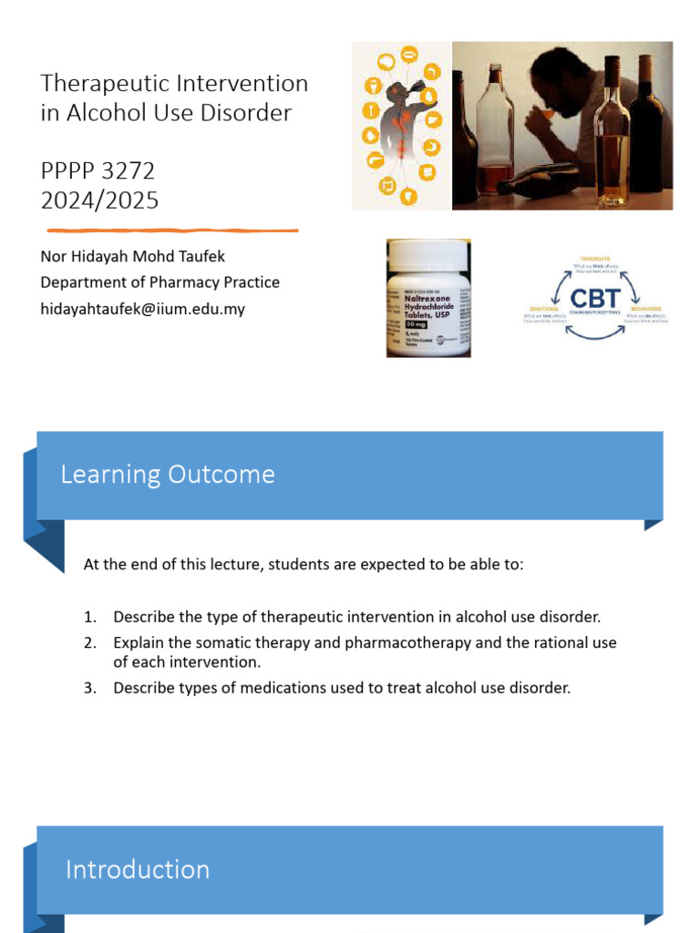 Therapeutic Intervention in Abuse of Alcohol | PDF | Benzodiazepine ...