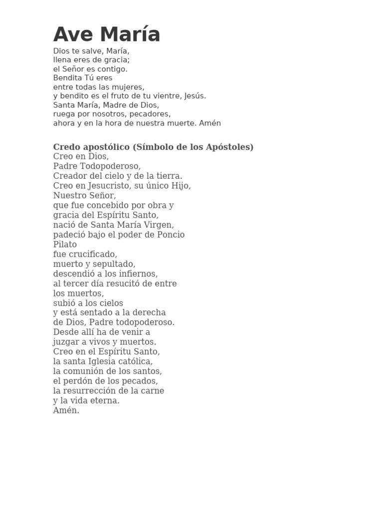 Ave María | PDF