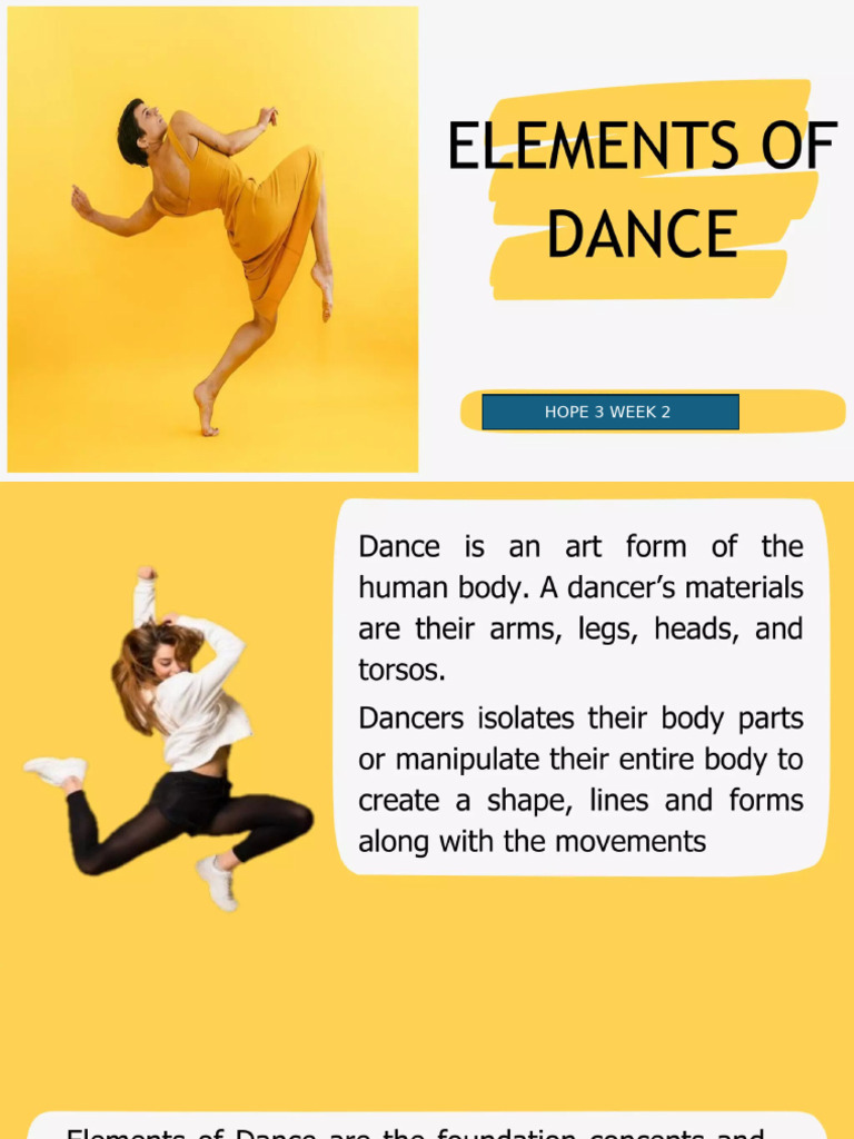 Hope 3 Elements of Dance | PDF