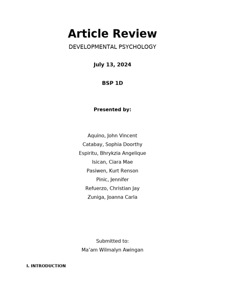 Article-Review Middle Adulthood | PDF | Anxiety | Fear