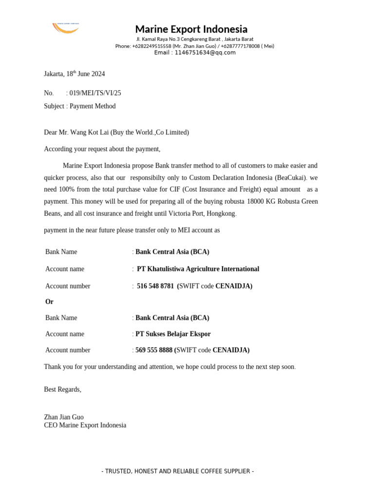 Payment Method MEI Group | PDF