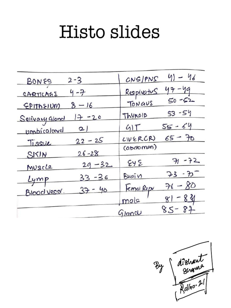 HISTO (1st Year) Complete - 231009 - 123627 | PDF