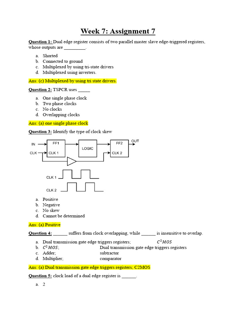 Assignment 7 Cmos Digital Vlsi Design Pdf Telecommunications 6937