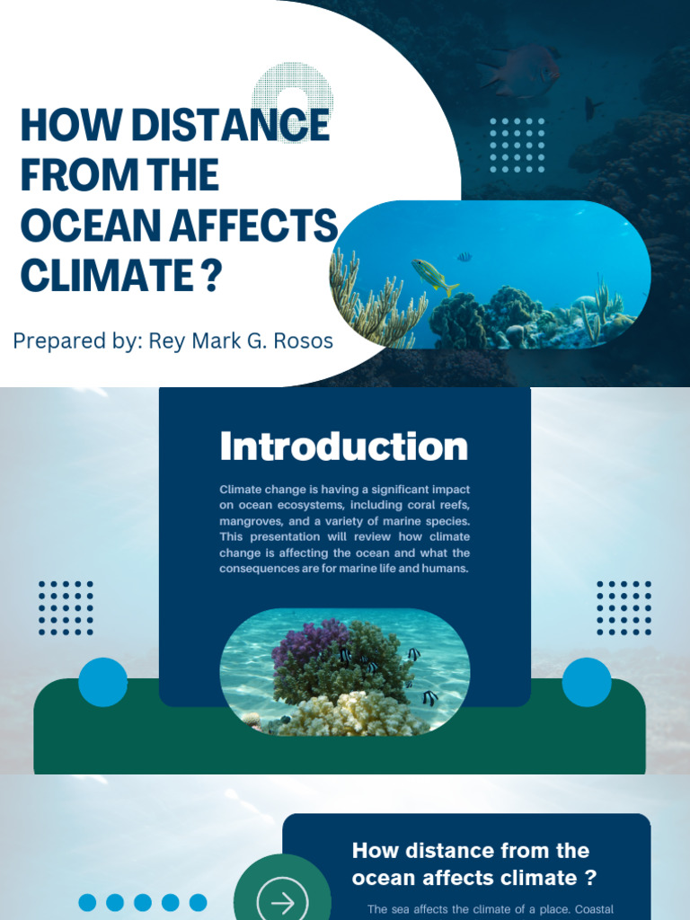 How Distance From The Ocean Affects Climate | PDF | Coast | Oceans