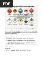 HazMatSegregationChart49 CFR 177 848 | PDF | Dangerous Goods | Chemistry