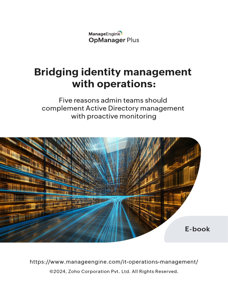 Bridging Identity Management With Operations | PDF | Computer Network | Active Directory