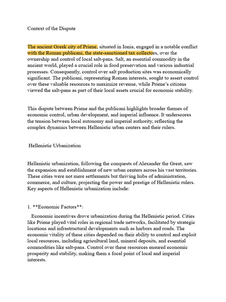 Publicani and Hellenistic | PDF | Roman Empire | Hellenistic Period