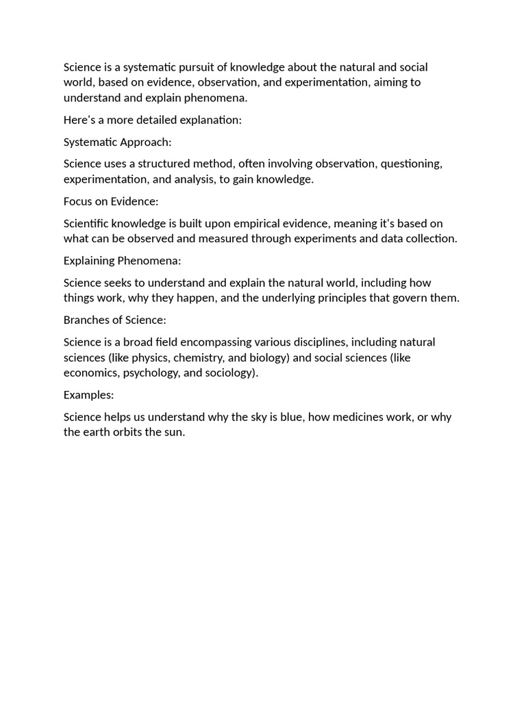 Understanding the Nature of Science | PDF