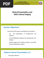 WHO Clinical Staging of HIV Disease | PDF | Pneumonia | Medical Specialties