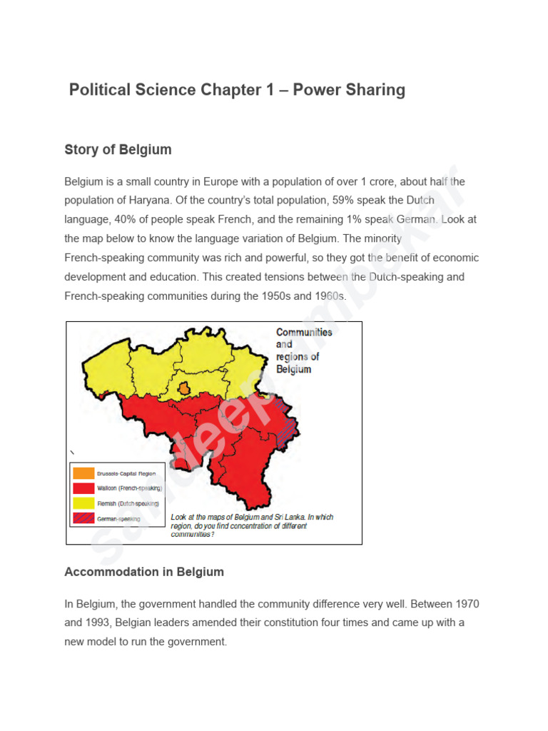 Belgium's Community Government Explained | PDF | Sri Lanka | Belgium