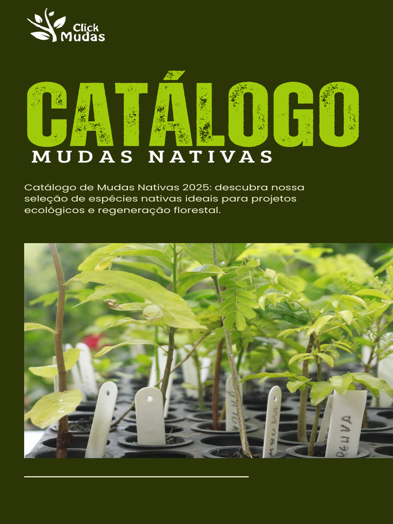 Catálogo de Mudas Nativas 2025 | PDF | Botânica | Plantas