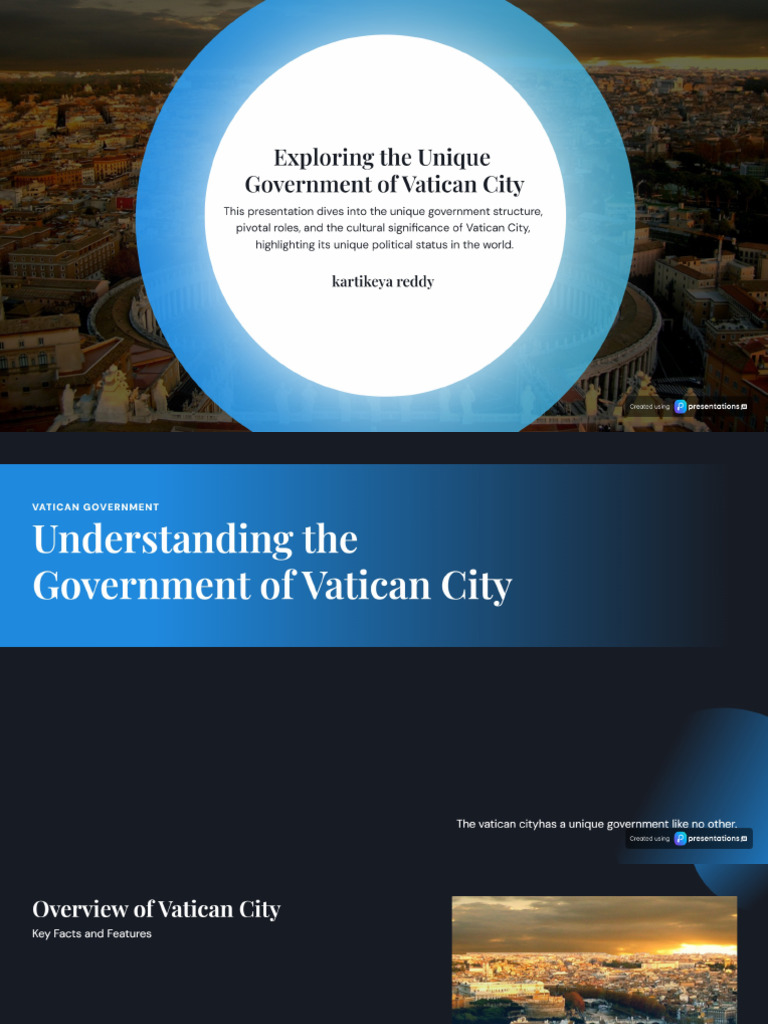 Understanding The Government of Vatican City | PDF