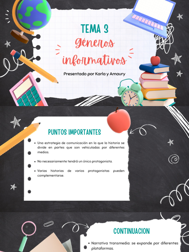 Tema 3 Generos Informativos | PDF