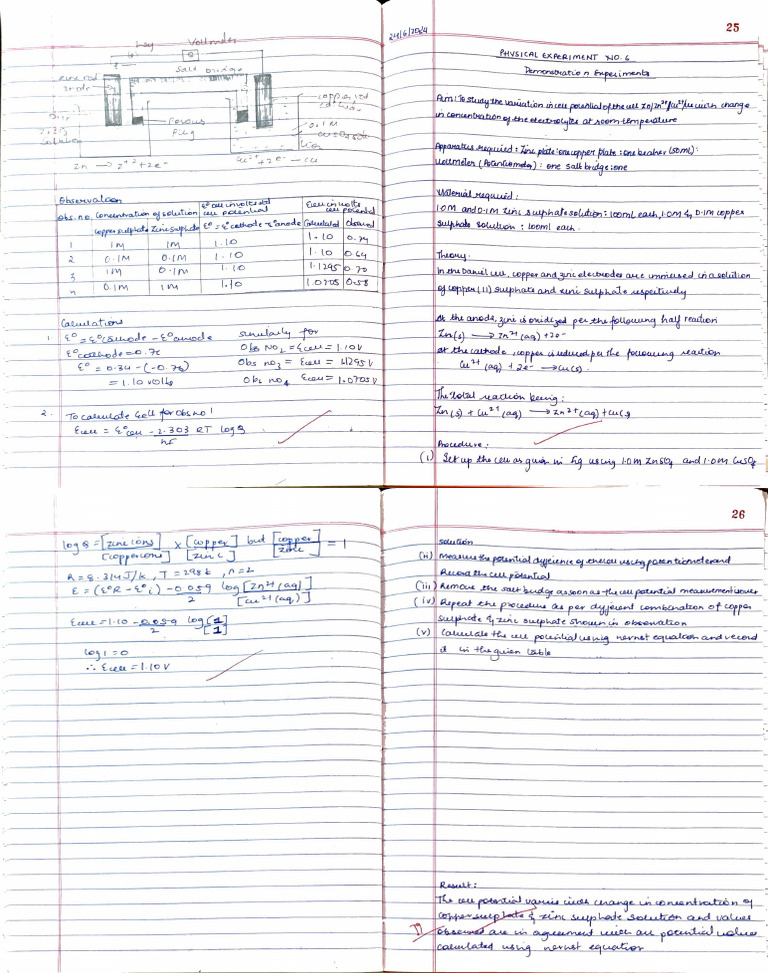 Expt - 3 Electrochem | PDF