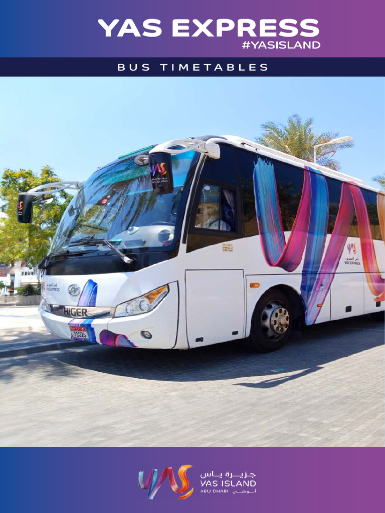 Yas Express Bus Timetable Overview | PDF | Hotel | Hospitality Industry