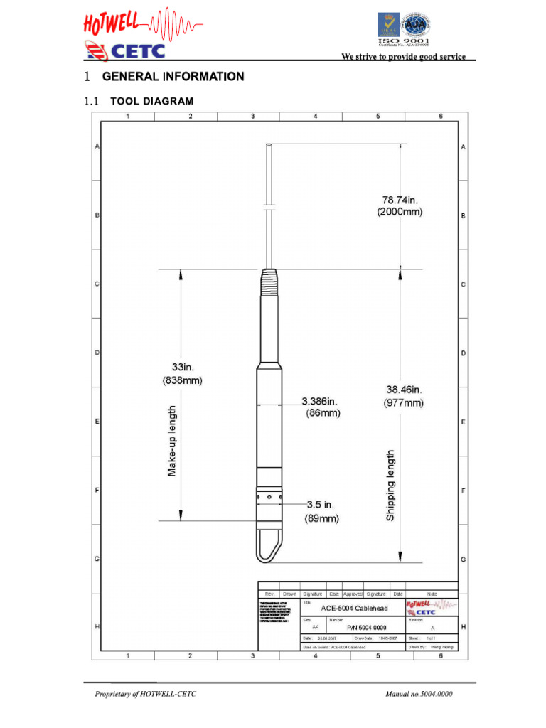 5004 Cablehead | PDF