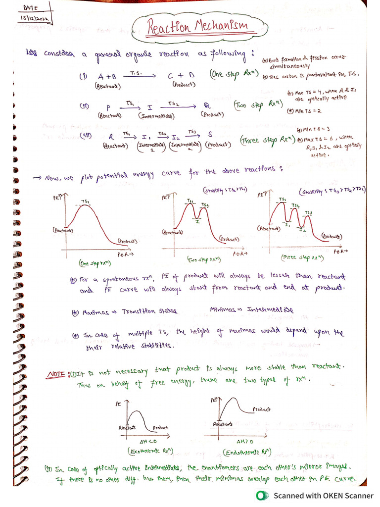 Reaction Mechanism + Carbocation | PDF