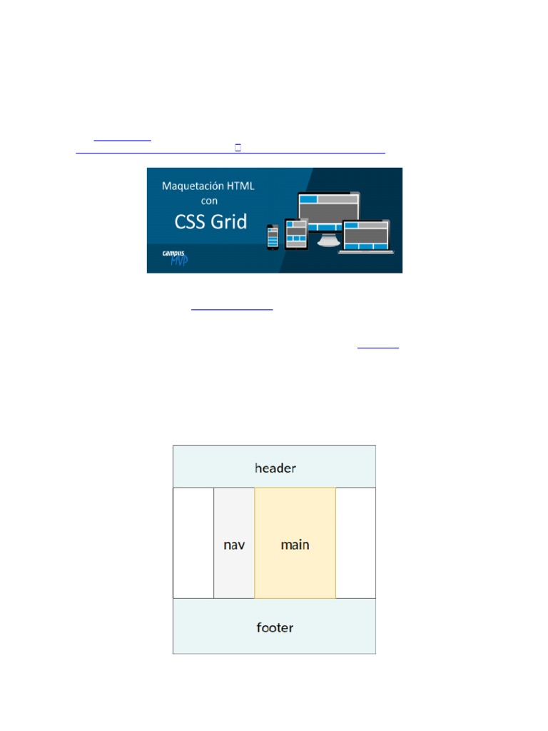 Cómo Maquetar HTML Con El Sistema Grid de CSS | PDF | Bootstrap (marco frontal) | Computación ...