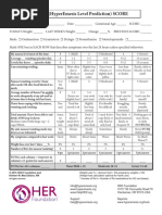 Hyperemesis Gravidarum Help Score | PDF | Nausea | Diseases And Disorders