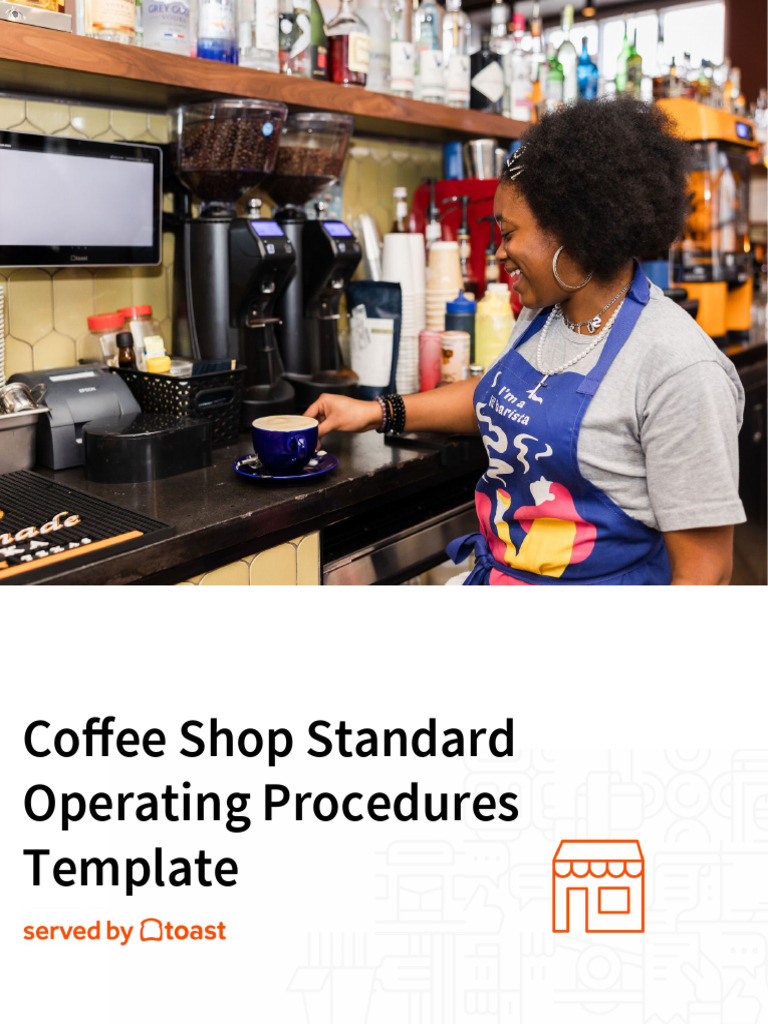 Toast-Coffee-Shop-Standard-Operating-Procedures-Template 2 | PDF | Drink