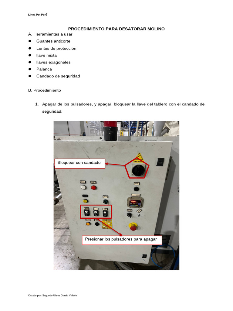 Mantenimiento Molino | PDF