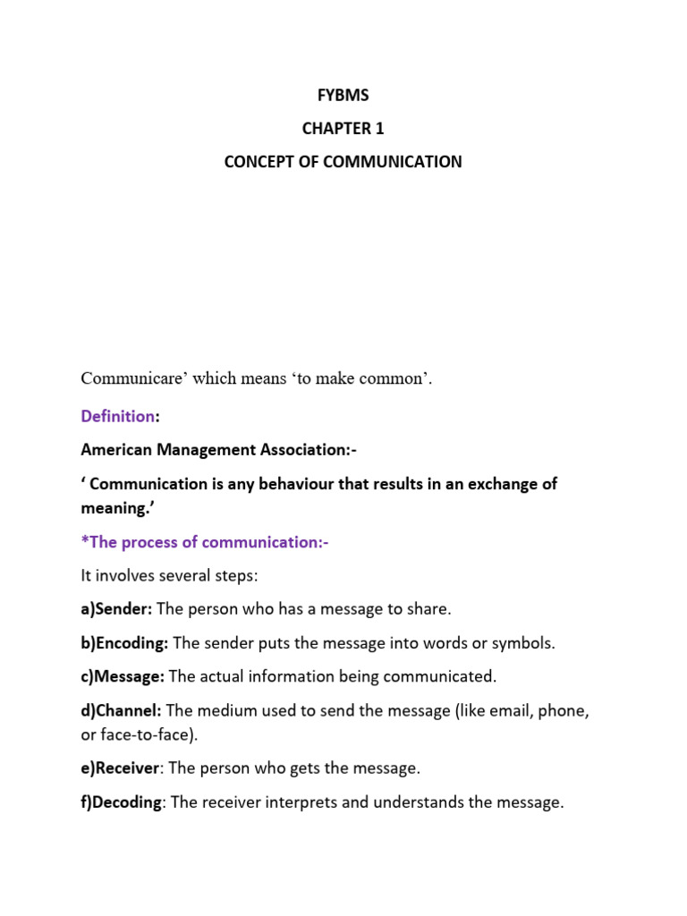 Business Communication Chapter 1 | PDF | Communication | Information
