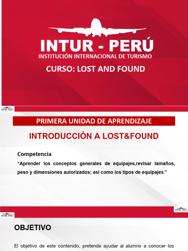 Unidad 01 Lost and Found | PDF | equipaje | Pasajero