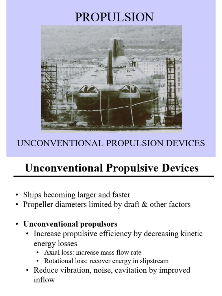 Unconventional Propulsion | PDF | Propeller | Jet Engine