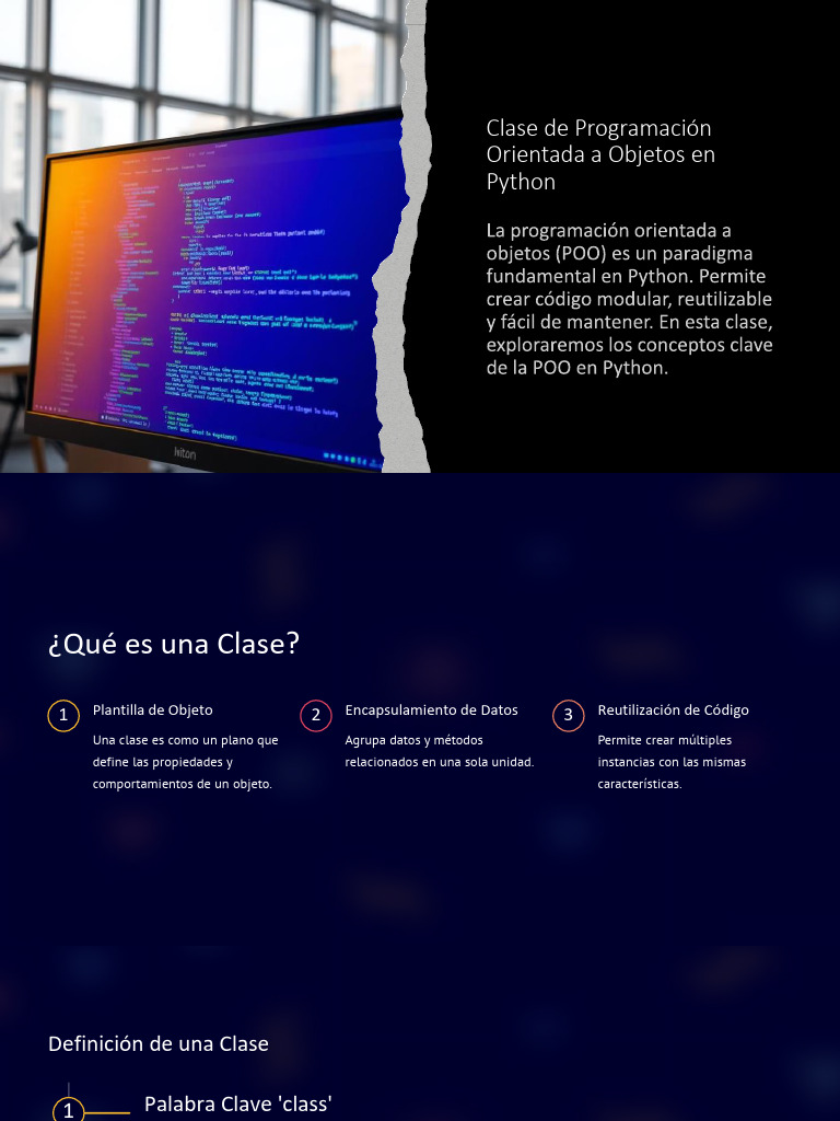 Clase de Programación Orientada A Objetos en Python | PDF | Objeto (informática) | Programación ...
