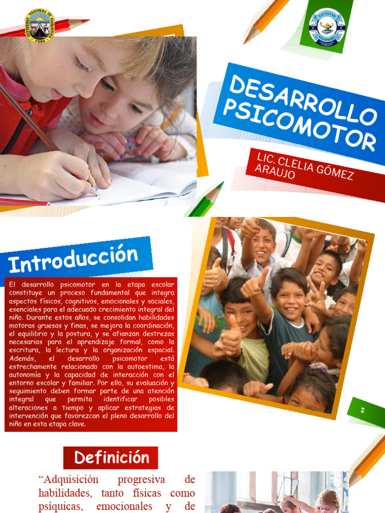 Desarrollo Psicomotor | PDF | Pensamiento | Aprendizaje