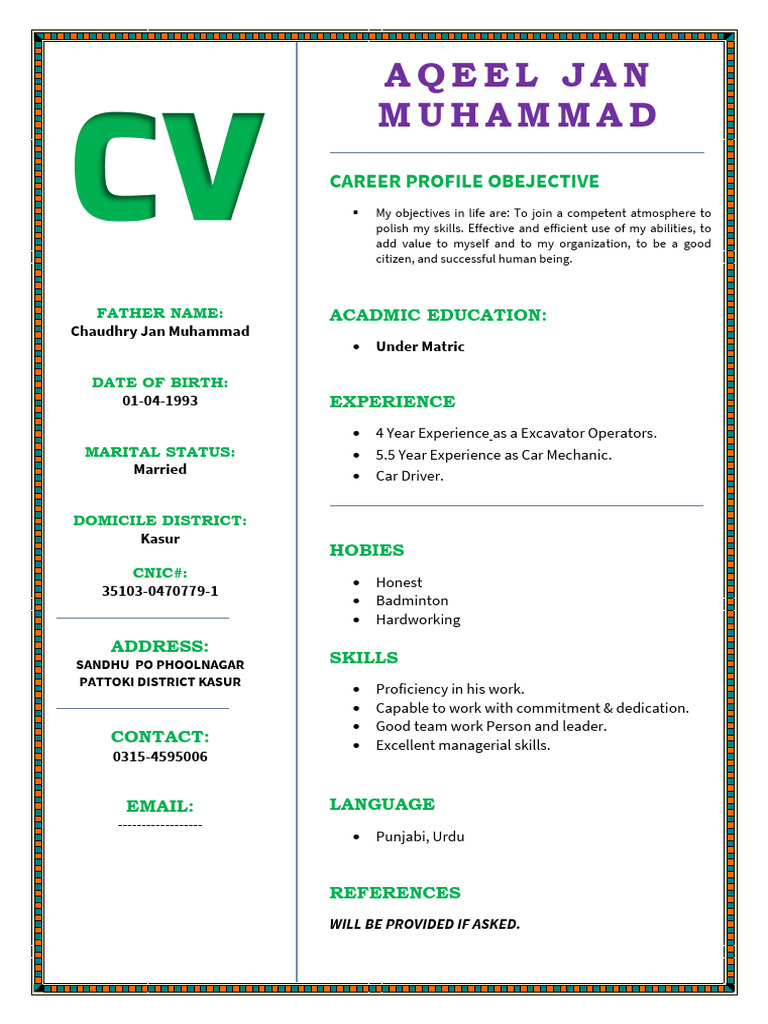 Aqeel Jan Muhammad | PDF