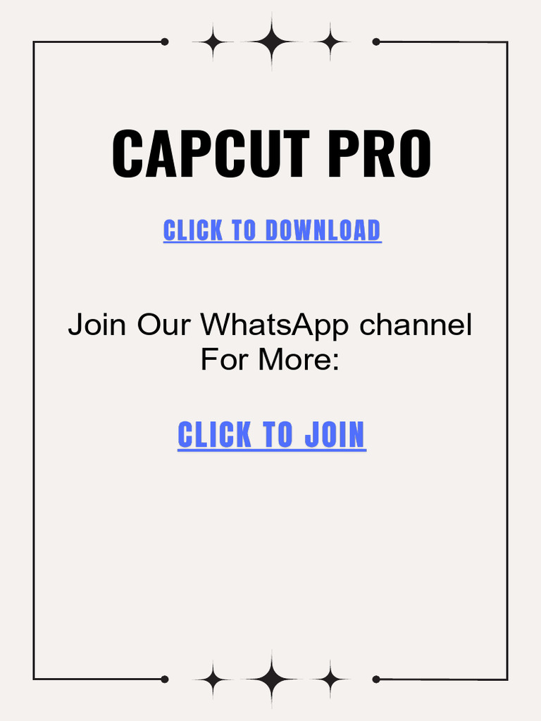 Cap Cut Pro | PDF