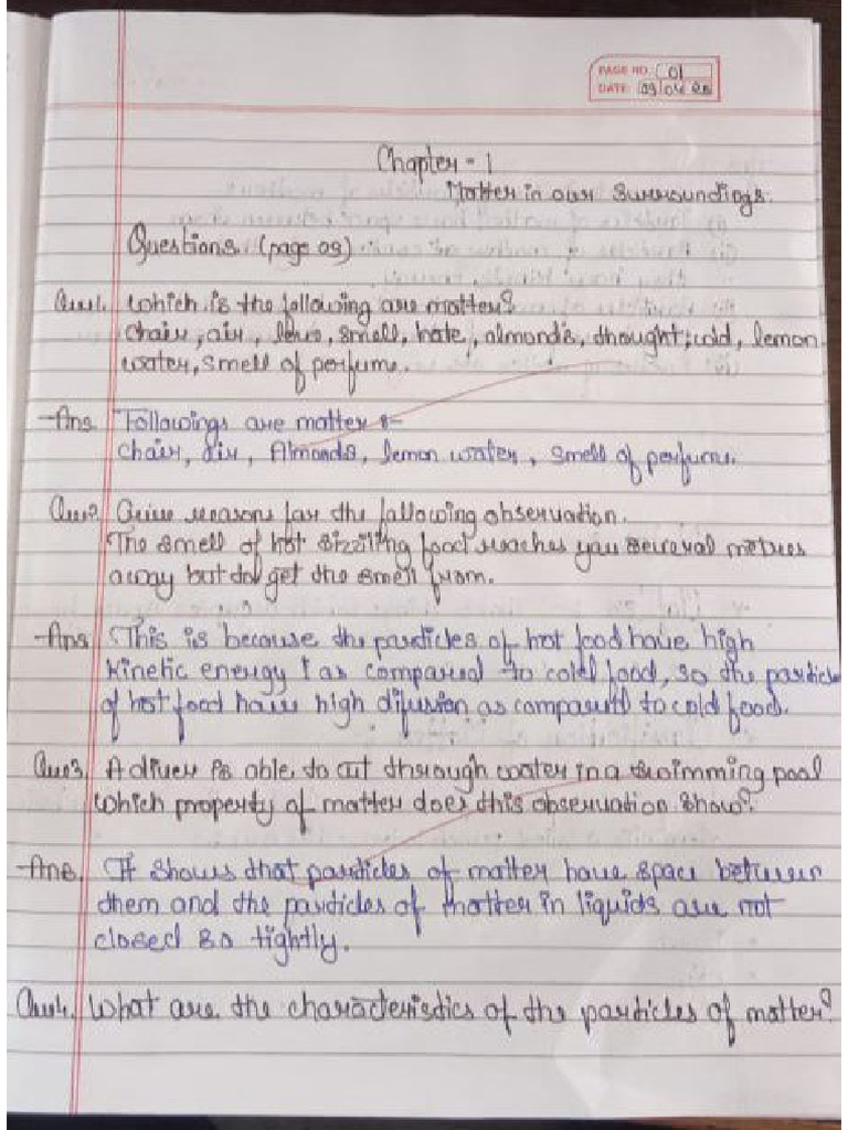 Class 9th Chemistry Notes | PDF