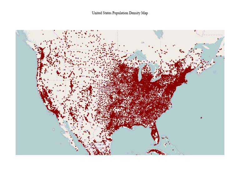 15 US Population Density Map | PDF
