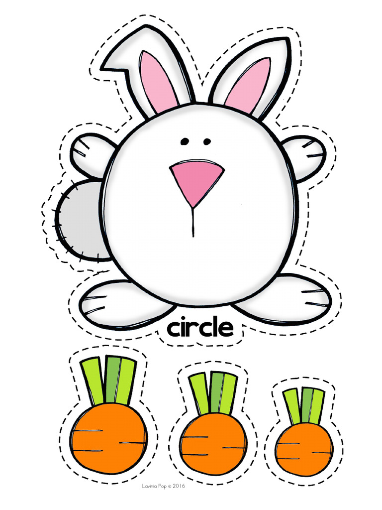 Shapes Bunny Carrots | PDF