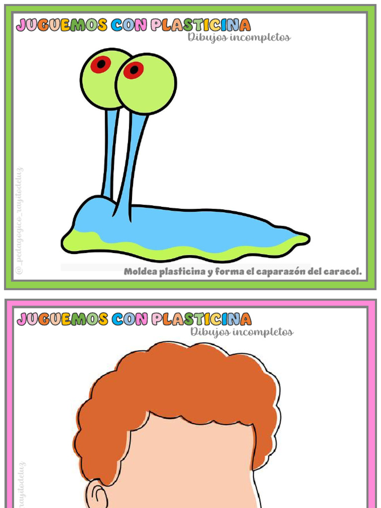 Dibuja Con Plasticina | PDF