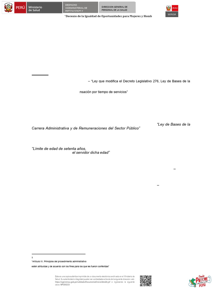 Oficio Multiple d000007 2025 Digep Minsa | PDF | Gobierno | Justicia