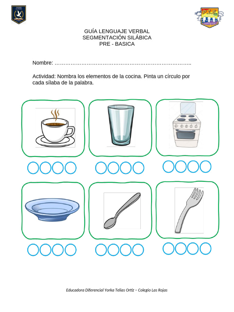 Guía Separación Silábica | PDF